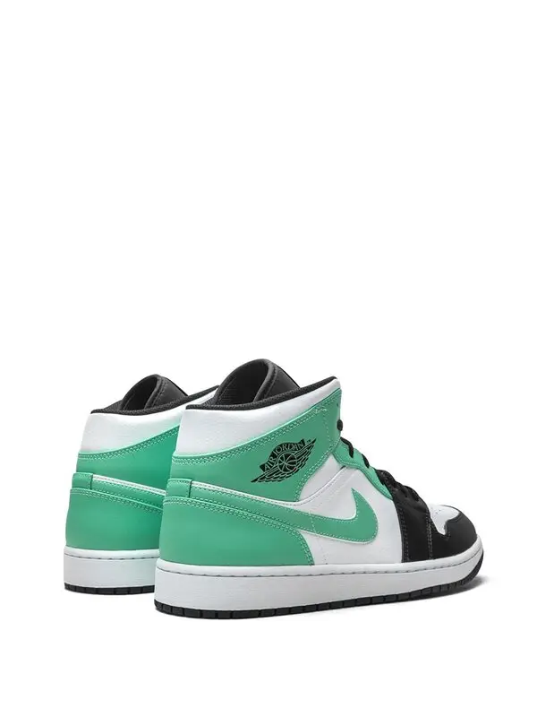 JORDAN Air 1 Mid Island Green Sneakers - White