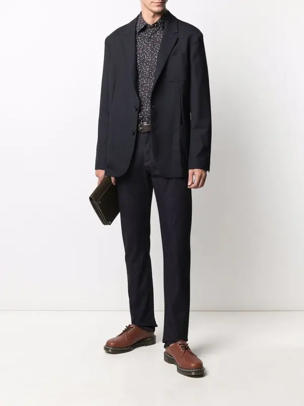 Paul Smith Darted Single-breast Wool Blazer