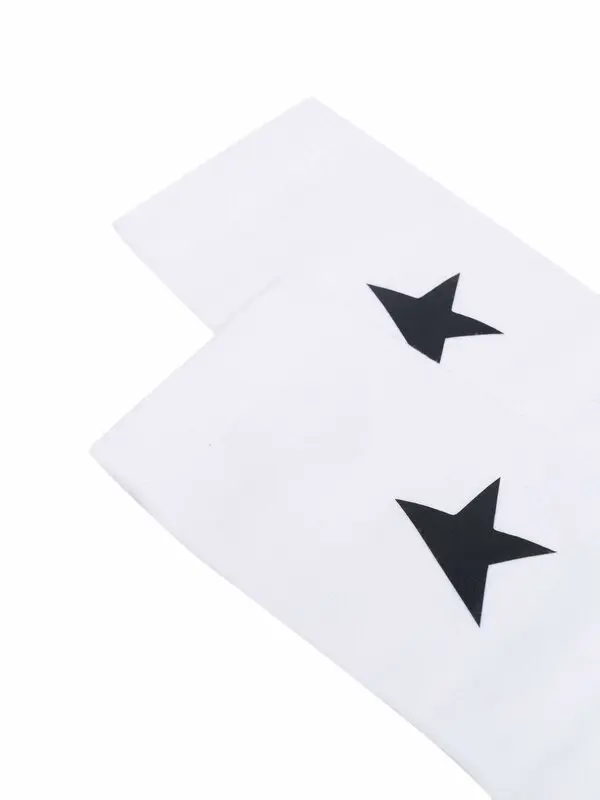 GOLDEN GOOSE Star Logo Ribbed Ankle Socks