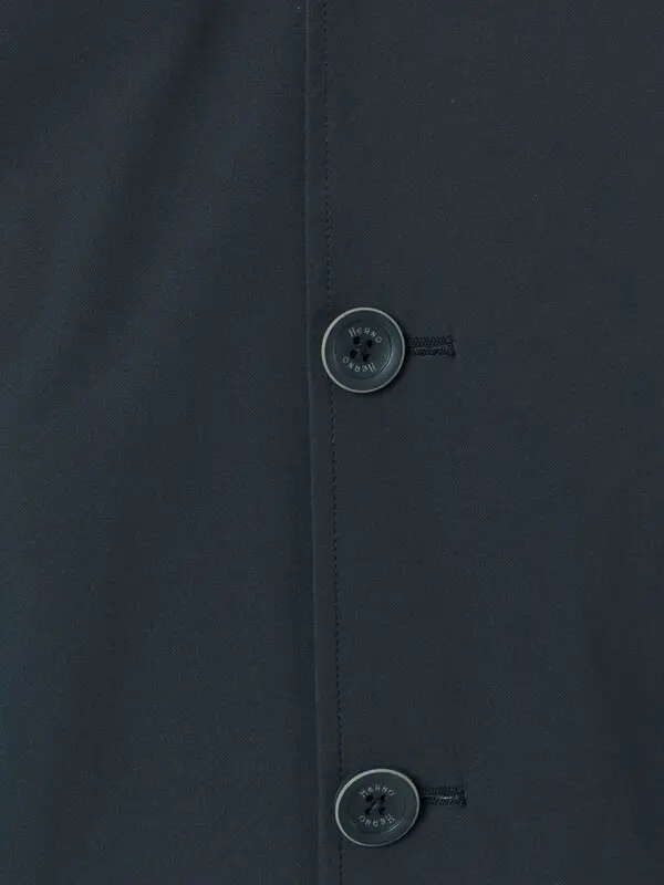 Herno Mid Length Raincoat - Blue