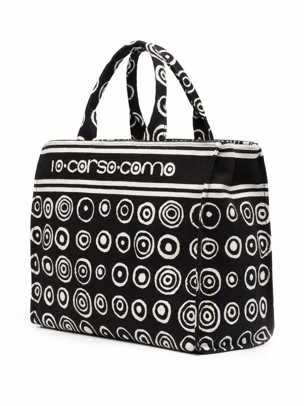 10 CORSO COMO Graphic-print Canvas Tote
