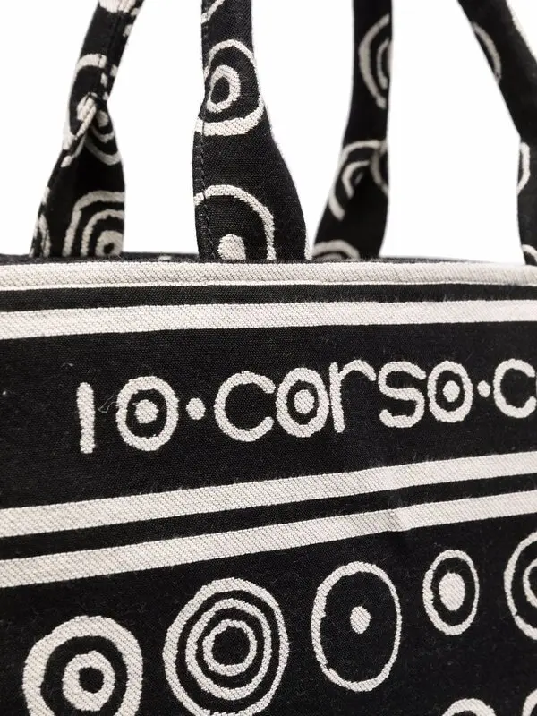 10 CORSO COMO Graphic-print Canvas Tote