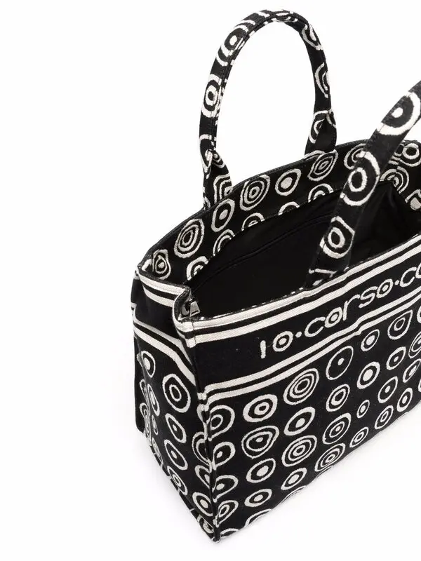 10 CORSO COMO Graphic-print Canvas Tote