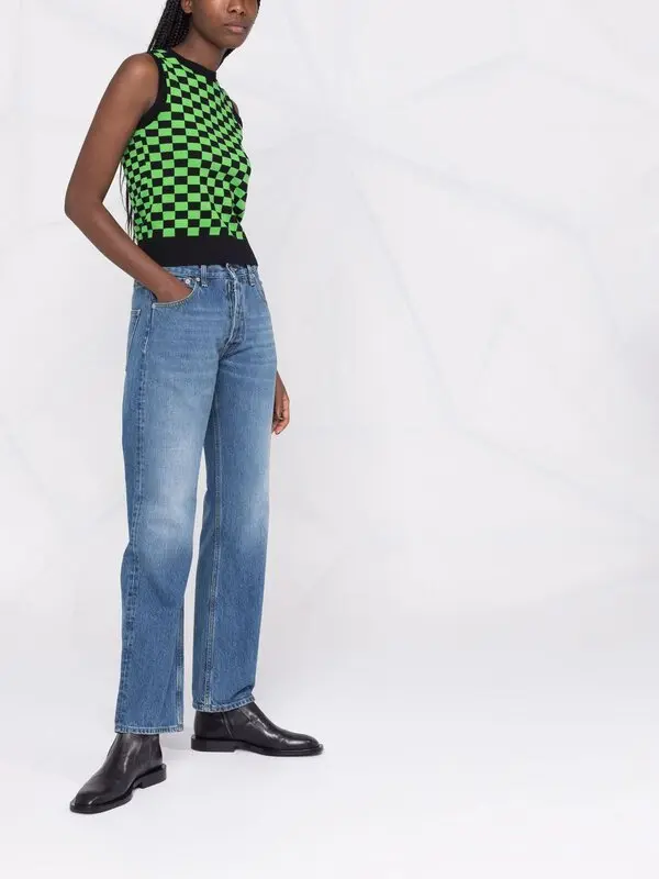 MAISON MARGIELA Mid-rise Straight-leg Jeans - Blue