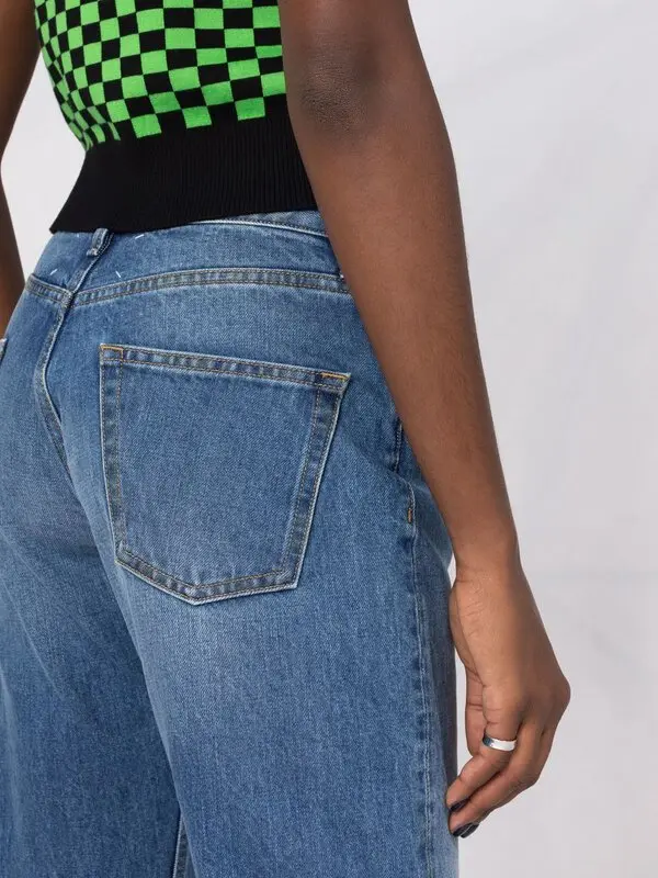 MAISON MARGIELA Mid-rise Straight-leg Jeans - Blue