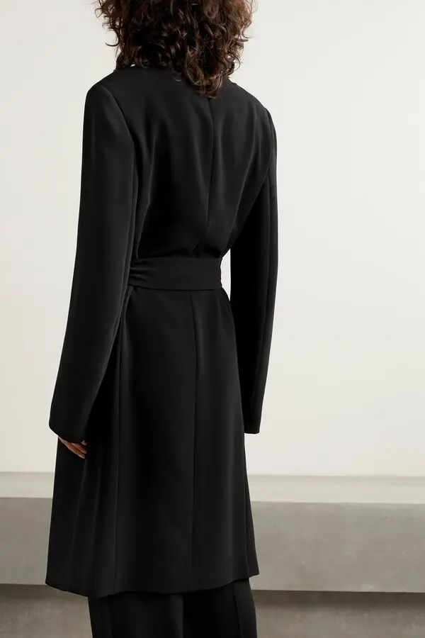 THE ROW Essentials Harri Belted Cady Coat