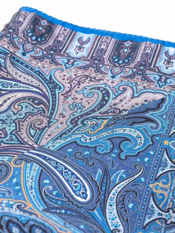 Etro Paisley-pattern Print Silk Scarf