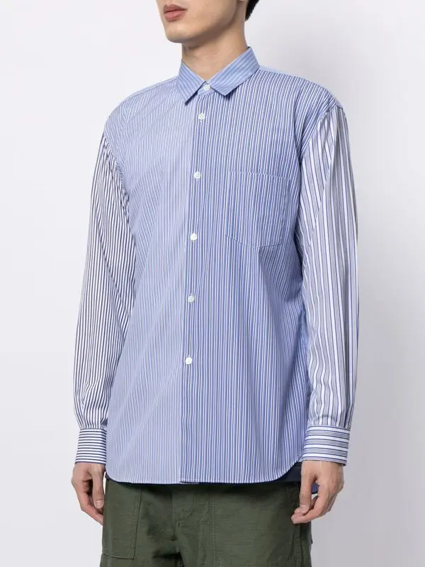 Comme Des Garçons Mix Striped Shirt