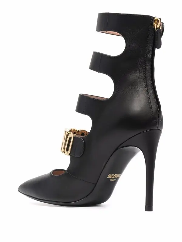 Moschino Logo-plaque 110mm Pumps