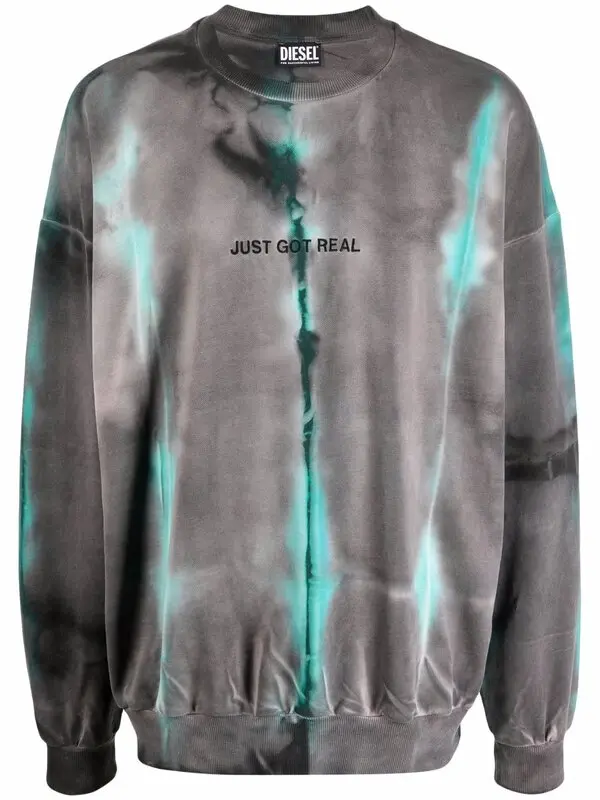 DIESEL® Tie-dye Sweatshirt