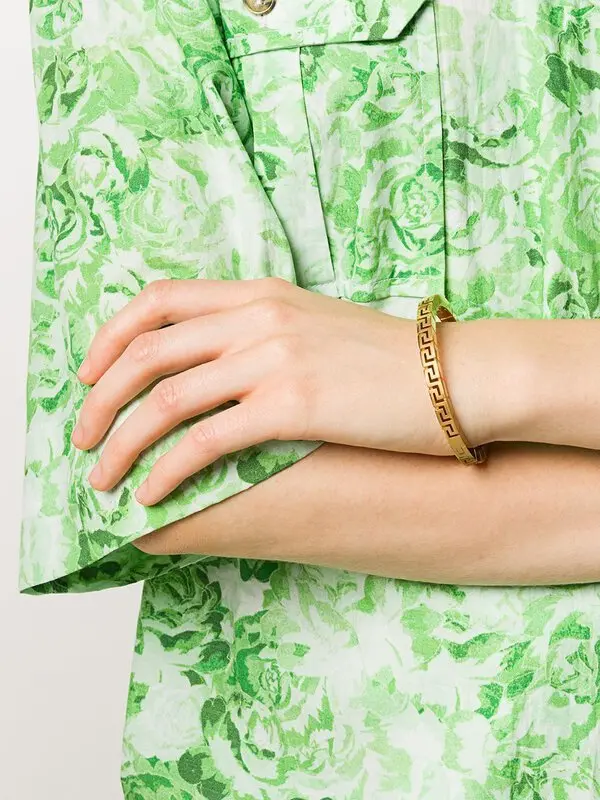 Versace Tone Greca Motif Bracelet - Gold