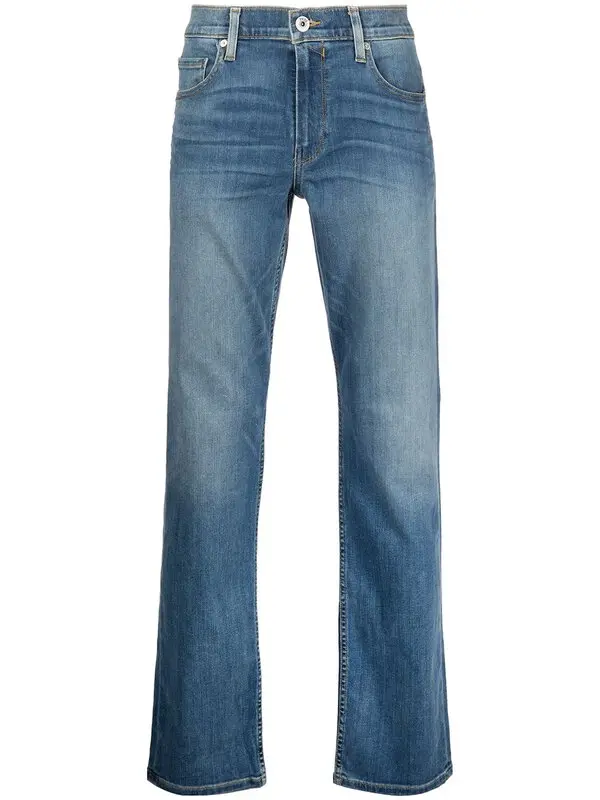 Paige Normandie Straight-leg Jeans - Blue