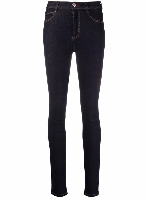 Philipp Plein High-waisted Skinny Jeans