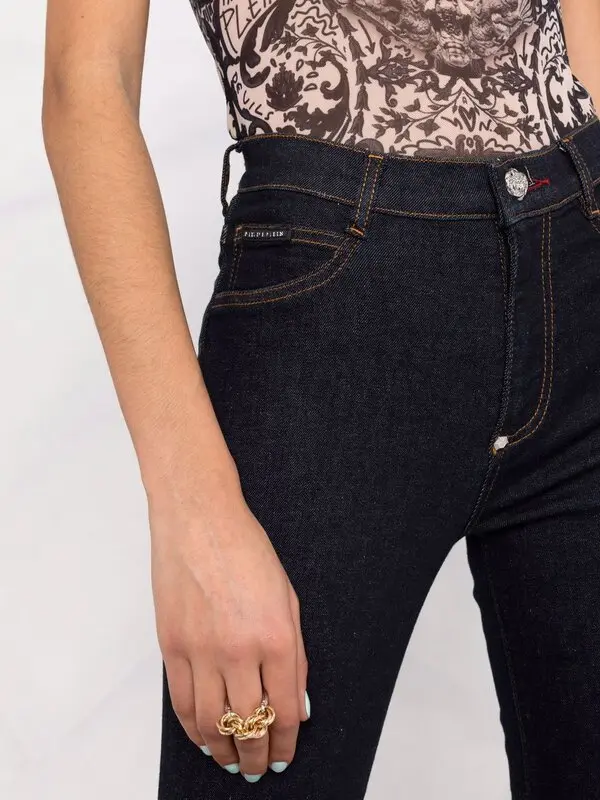 Philipp Plein High-waisted Skinny Jeans