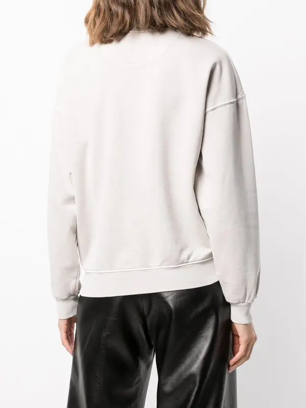 ANINE BING Graphic Print Crew Neck Sweatshirt