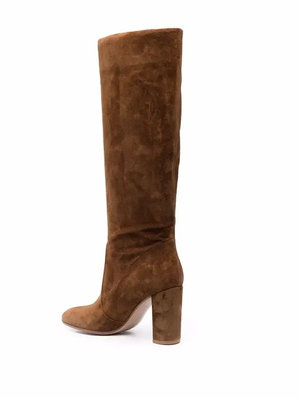 GIANVITO ROSSI Glen 85mm Knee-length Boots - Brown