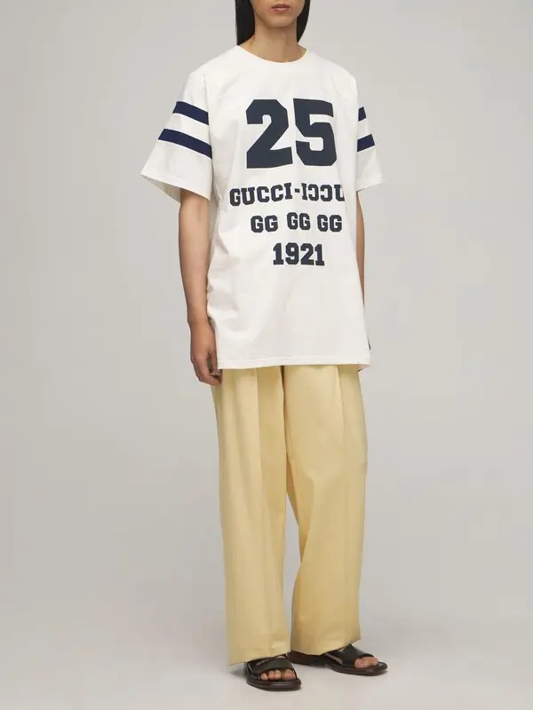 Gucci 25 Eschatology 1921 Cotton T-Shirt - White | Editorialist