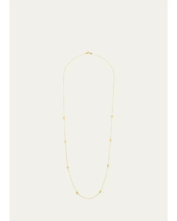 Paul Morelli 18k Jingle Meditation Bell Necklace, 36"l - Gold