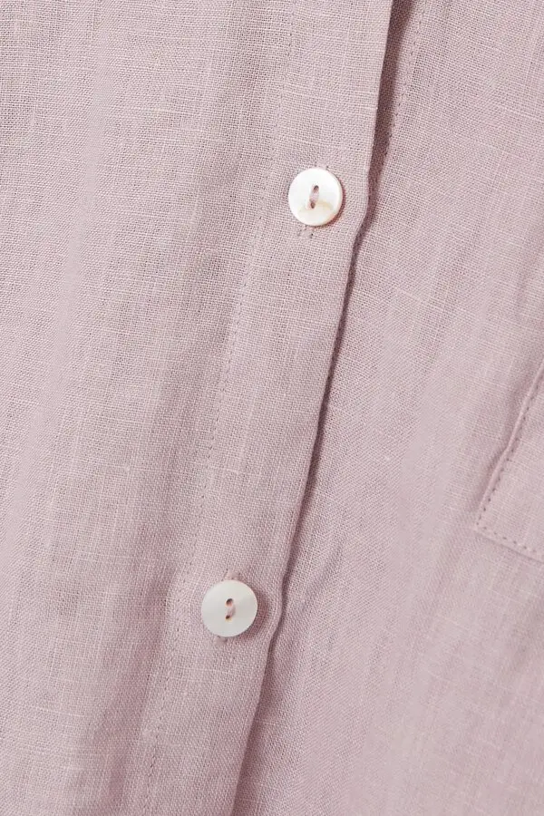 DEIJI STUDIOS The 03 Washed-linen Shirt And Shorts Set
