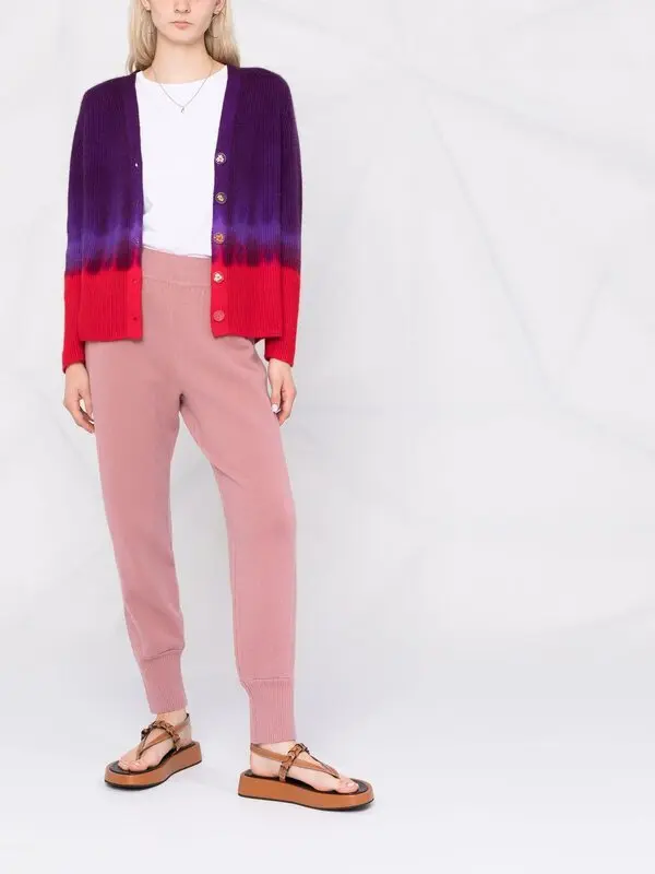 Alberta Ferretti High-rise Knitted Sweatpants