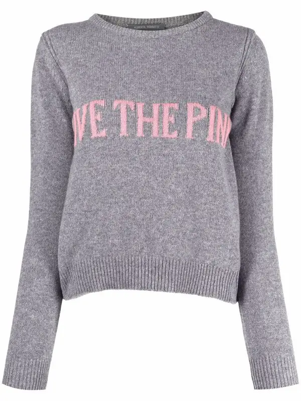 Alberta Ferretti Intarsia-knit Jumper