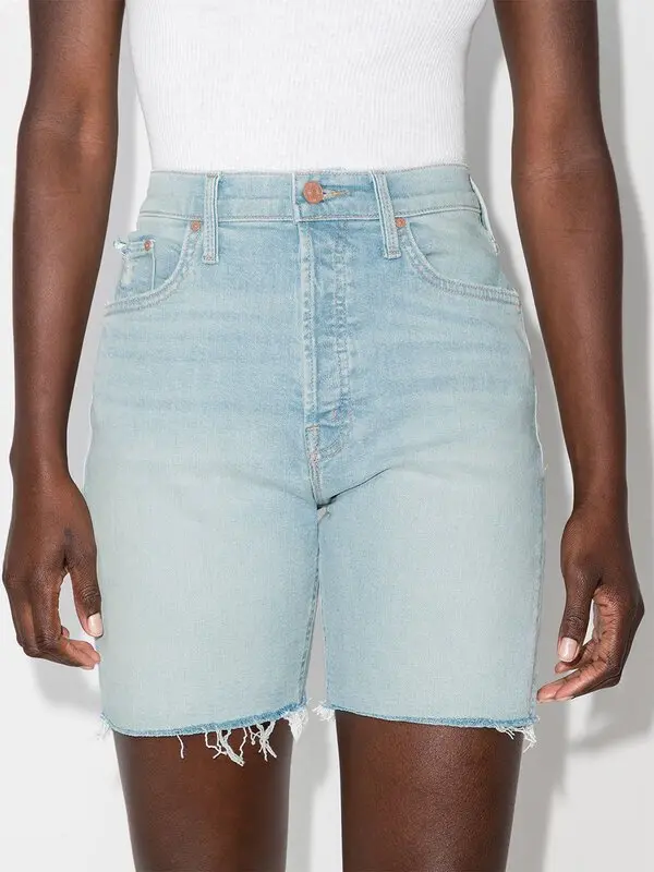 MOTHER The Tripper Denim Shorts