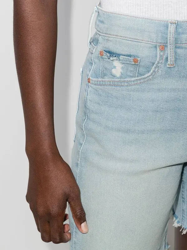 MOTHER The Tripper Denim Shorts