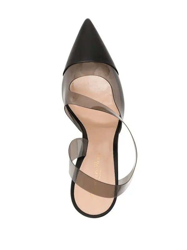 GIANVITO ROSSI Clear-strap Pumps - Black
