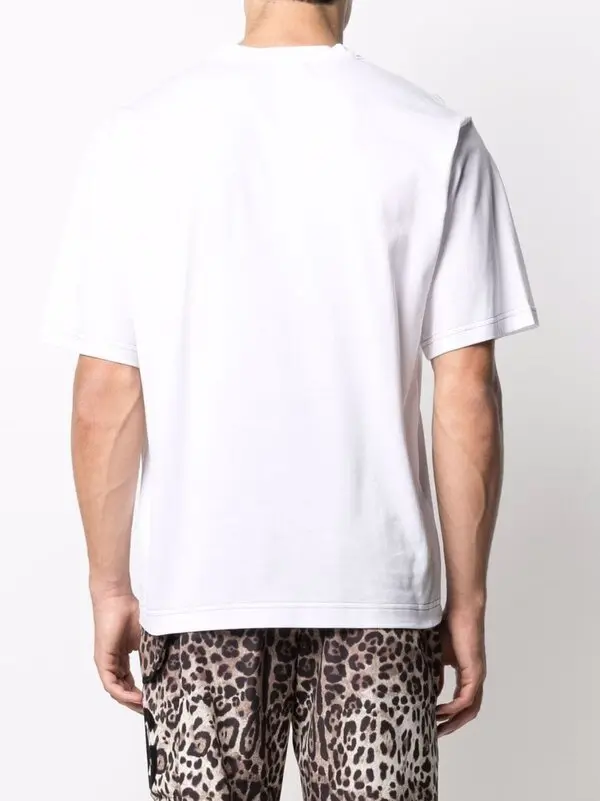 Dolce & Gabbana Dg Leopard-print Patch T-shirt