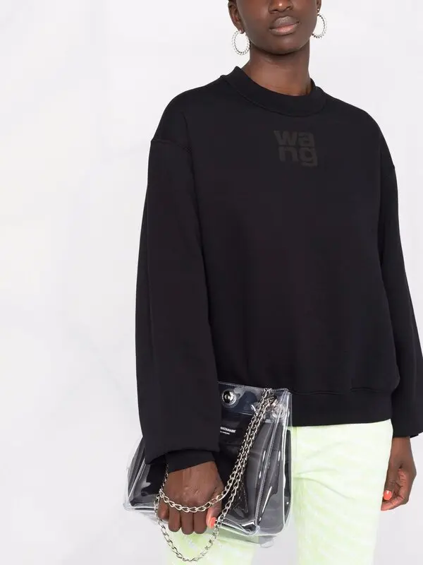 Alexander Wang Logo-print Crewneck Sweatshirt