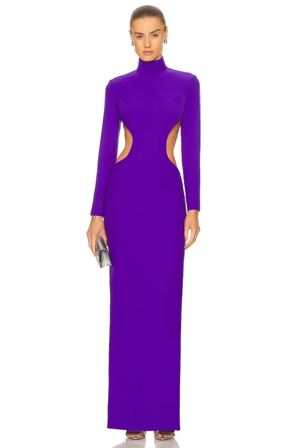 monot backless maxi dress In Purple - 61% Off * Our Ethical Practices Mnot Clothing Dresses |