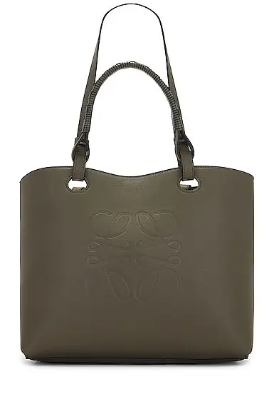 Loewe Anagram Small Tote Bag In Army