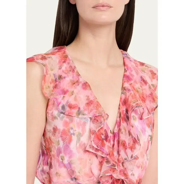 Saloni Rita Printed Silk Maxi Dress - 2472-kinja