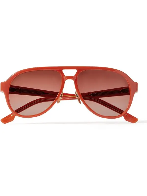 JACQUES MARIE MAGE George Cortina Aviator Sunglasses
