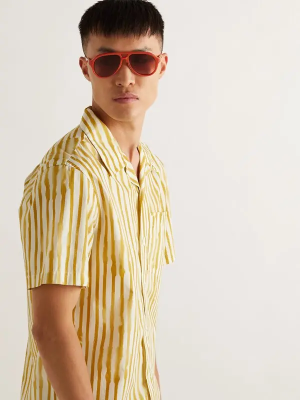 JACQUES MARIE MAGE George Cortina Aviator Sunglasses