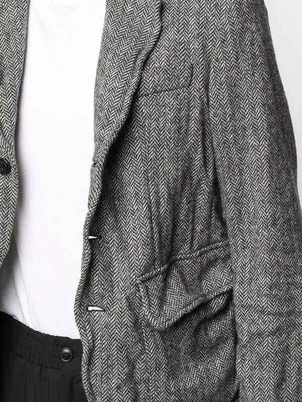 Dsquared2 Herringbone Print Wool Blazer