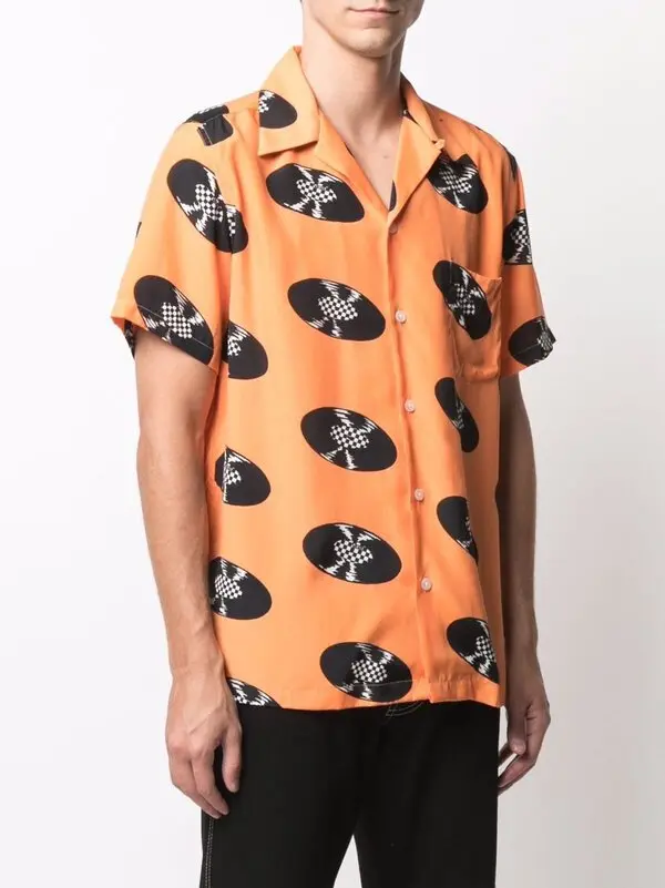 Vans Vaut X Wacko Maria Woven Shirt - Orange | Editorialist