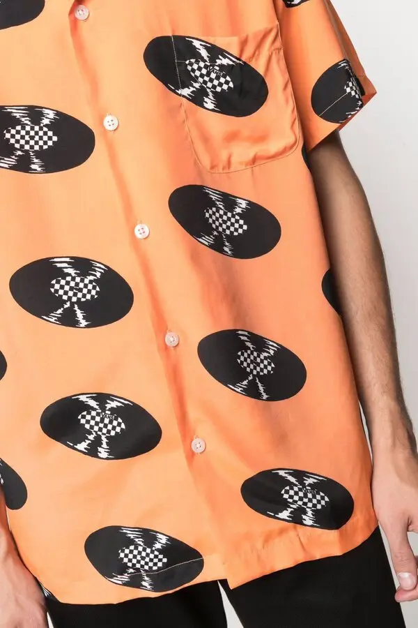 【Mサイズ】WACKO MARIA × VANS HAWAIIAN SHIRT Vans Vaut X Wacko Maria Woven Shirt - Orange | Editorialist