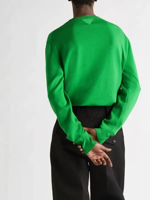 Bottega Veneta Cashmere-Blend Sweater - Green | Editorialist