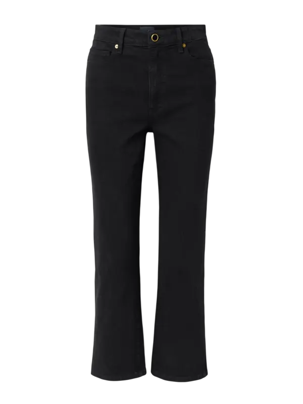 Khaite Abigail High-rise Straight-leg Jeans - Black