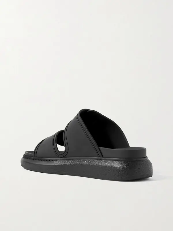 Alexander McQueen Rubber Hybrid Sandals