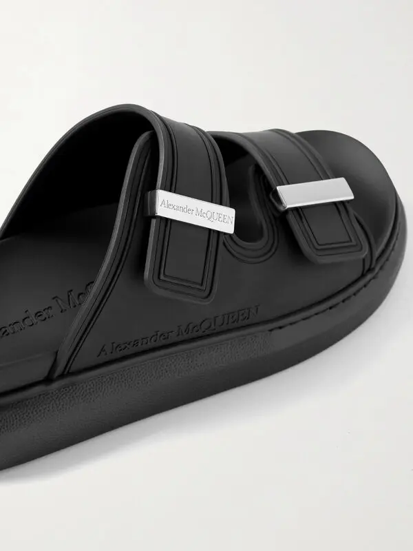 Alexander McQueen Rubber Hybrid Sandals