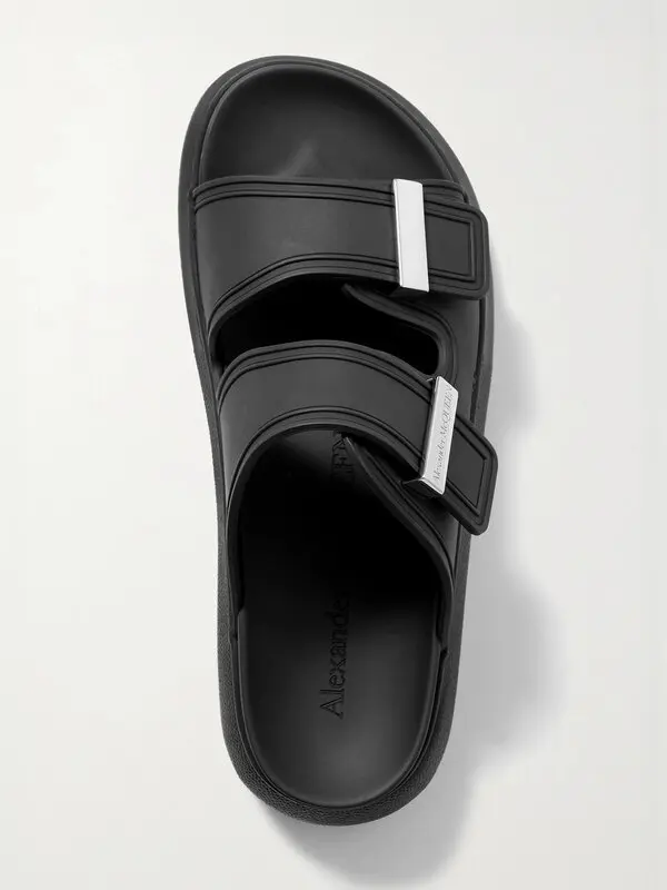 Alexander McQueen Rubber Hybrid Sandals