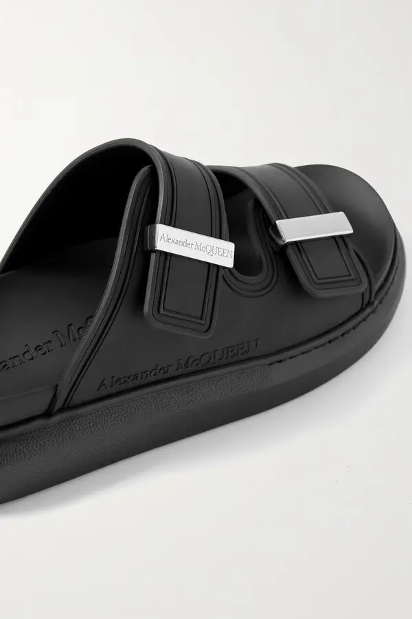 Alexander McQueen Rubber Hybrid Sandals