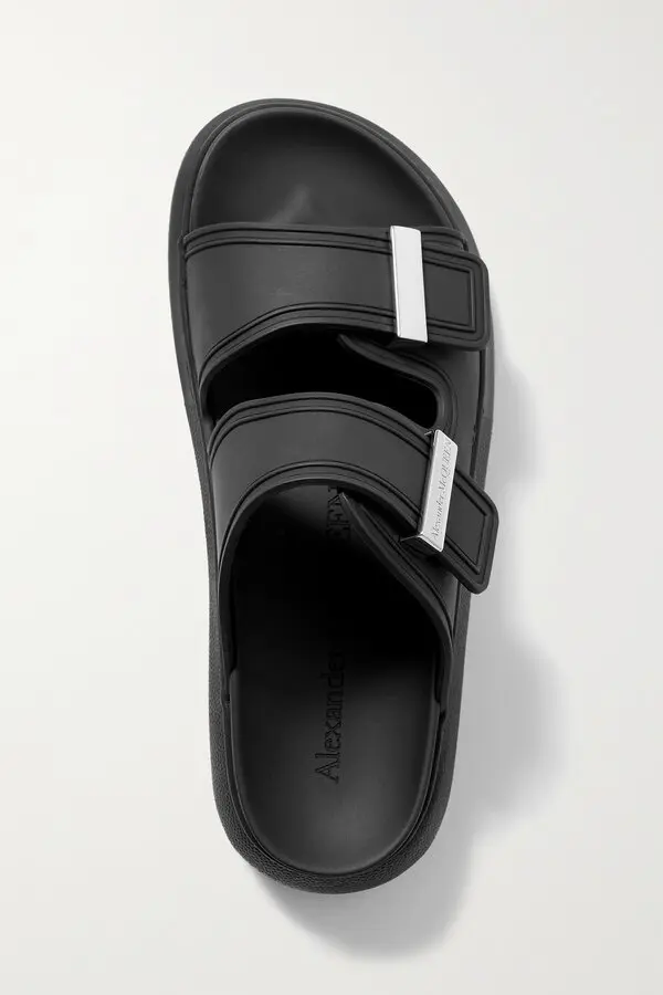Alexander McQueen Rubber Hybrid Sandals