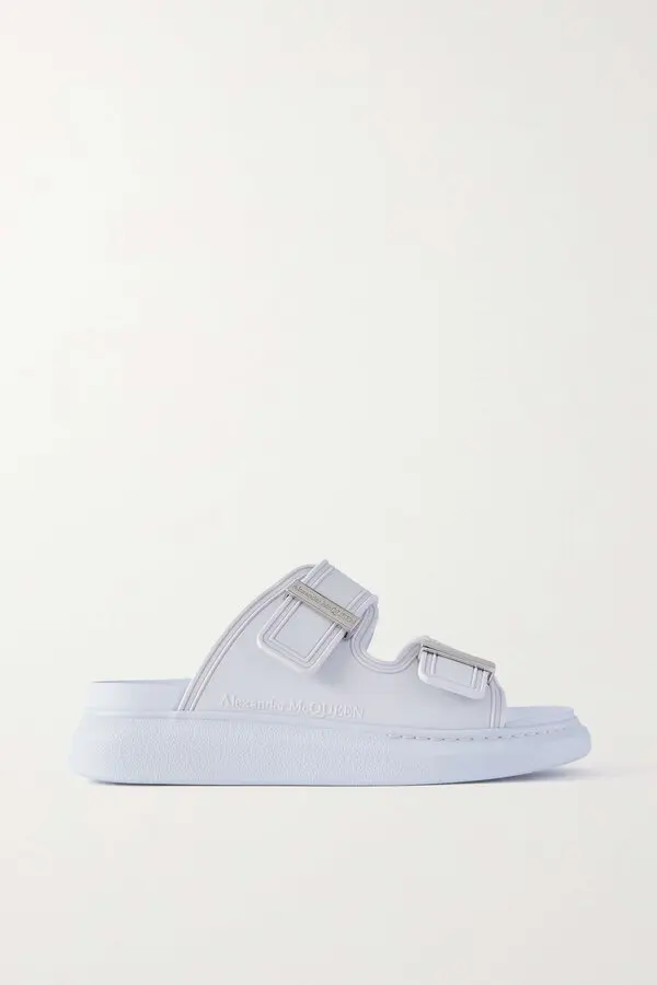 Alexander McQueen Rubber Hybrid Sandals