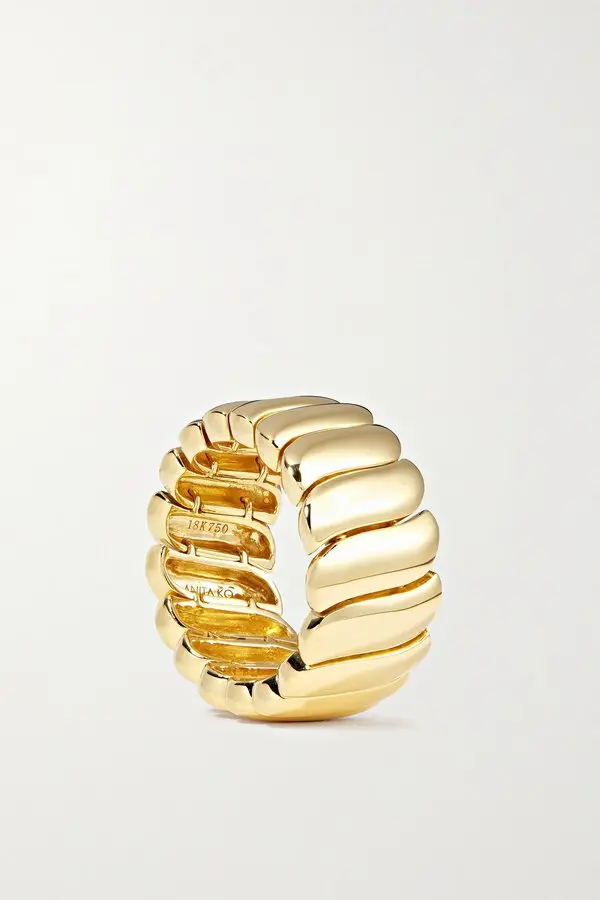 ANITA KO Large Zoe 18-karat Ring - Gold