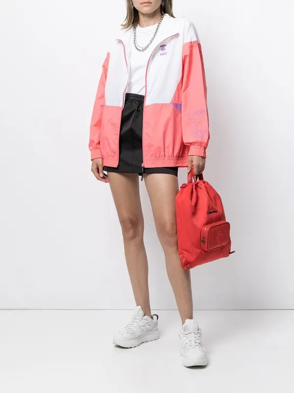 AAPE BY *A BATHING APE Moonface Logo-print Jacket