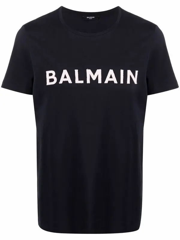Balmain Logo Appliqué T-shirt