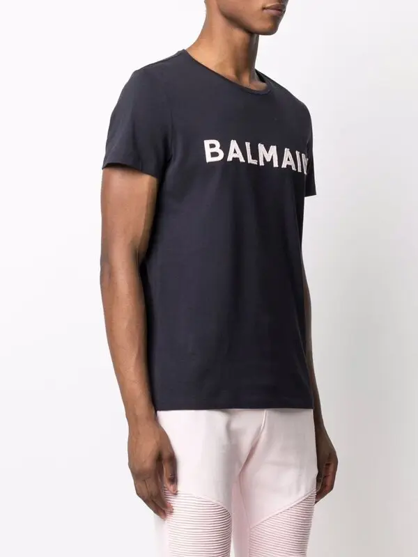 Balmain Logo Appliqué T-shirt